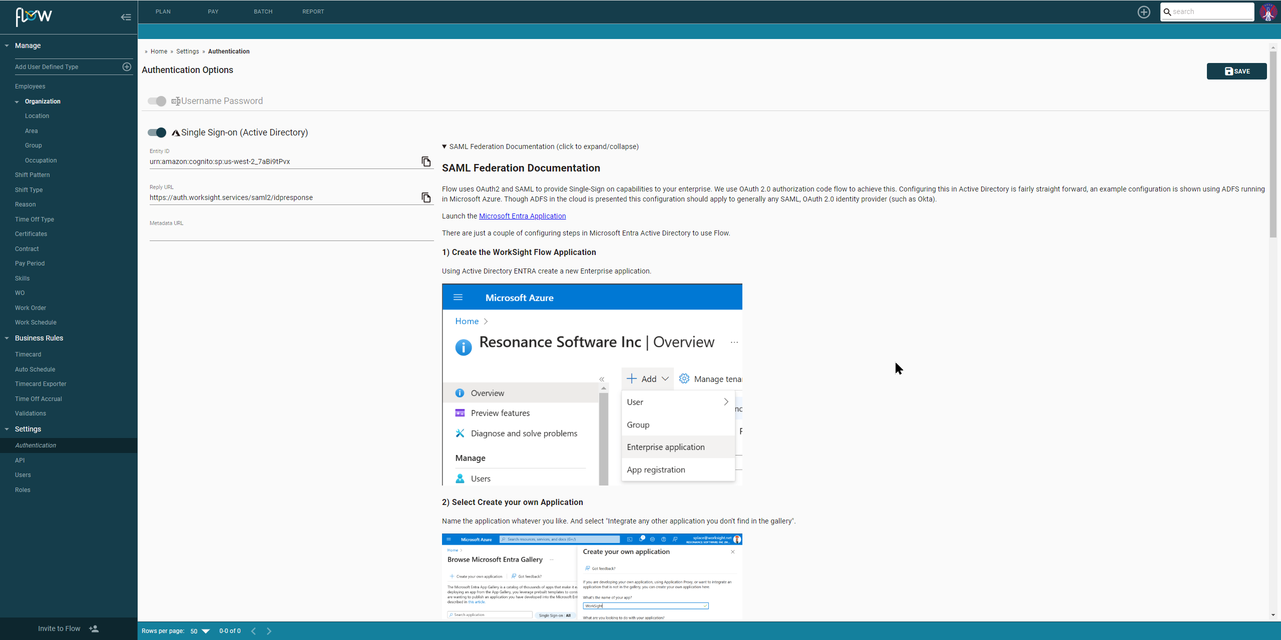 Single Sign On – WorkSight Support