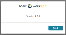 The User Menu – WorkSight Support