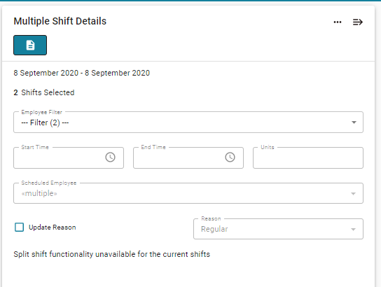 Managing Multiple Shifts – WorkSight Support