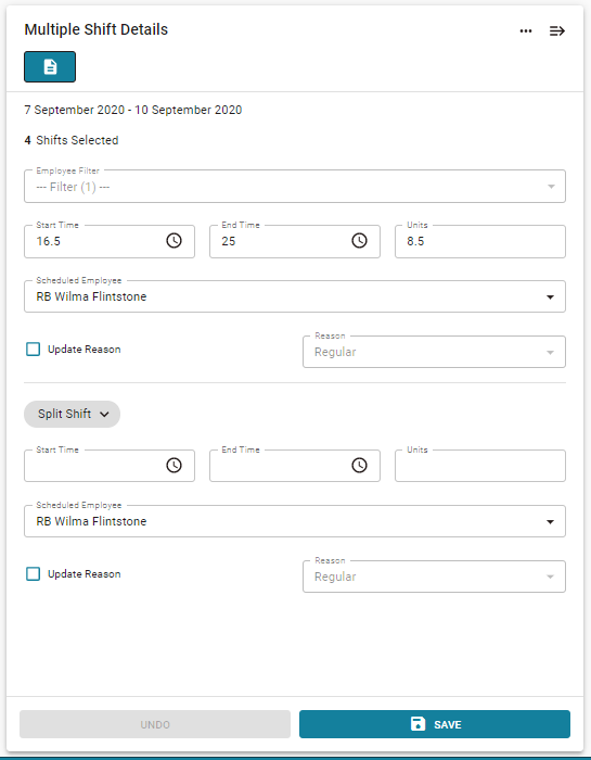 Managing Multiple Shifts – WorkSight Support