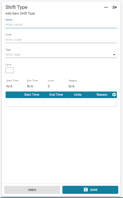 Managing Shift Types – WorkSight Support